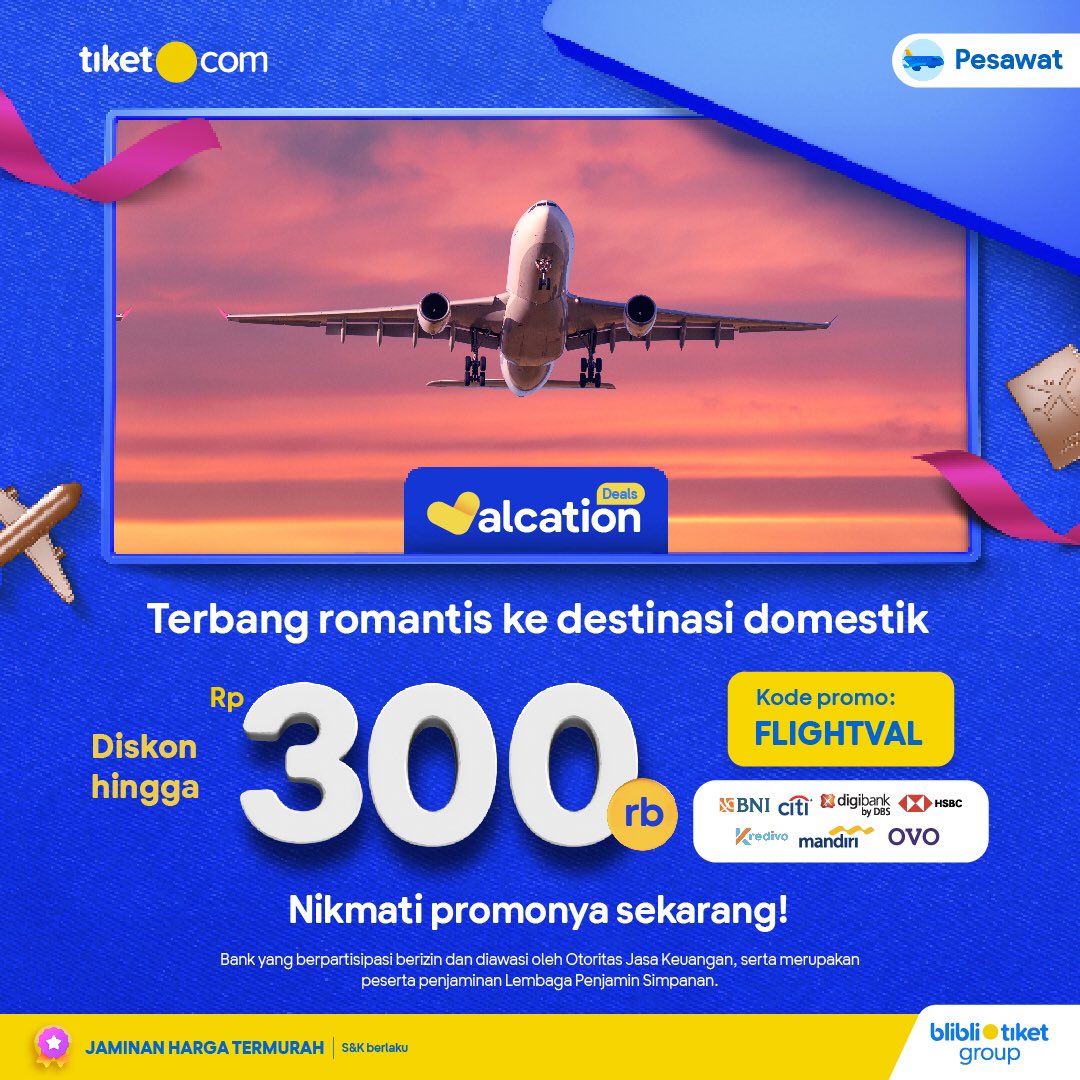 tiket.com on Twitter: "Bikin momen Valentine kamu makin berkesan, dengan liburan pakai # ...