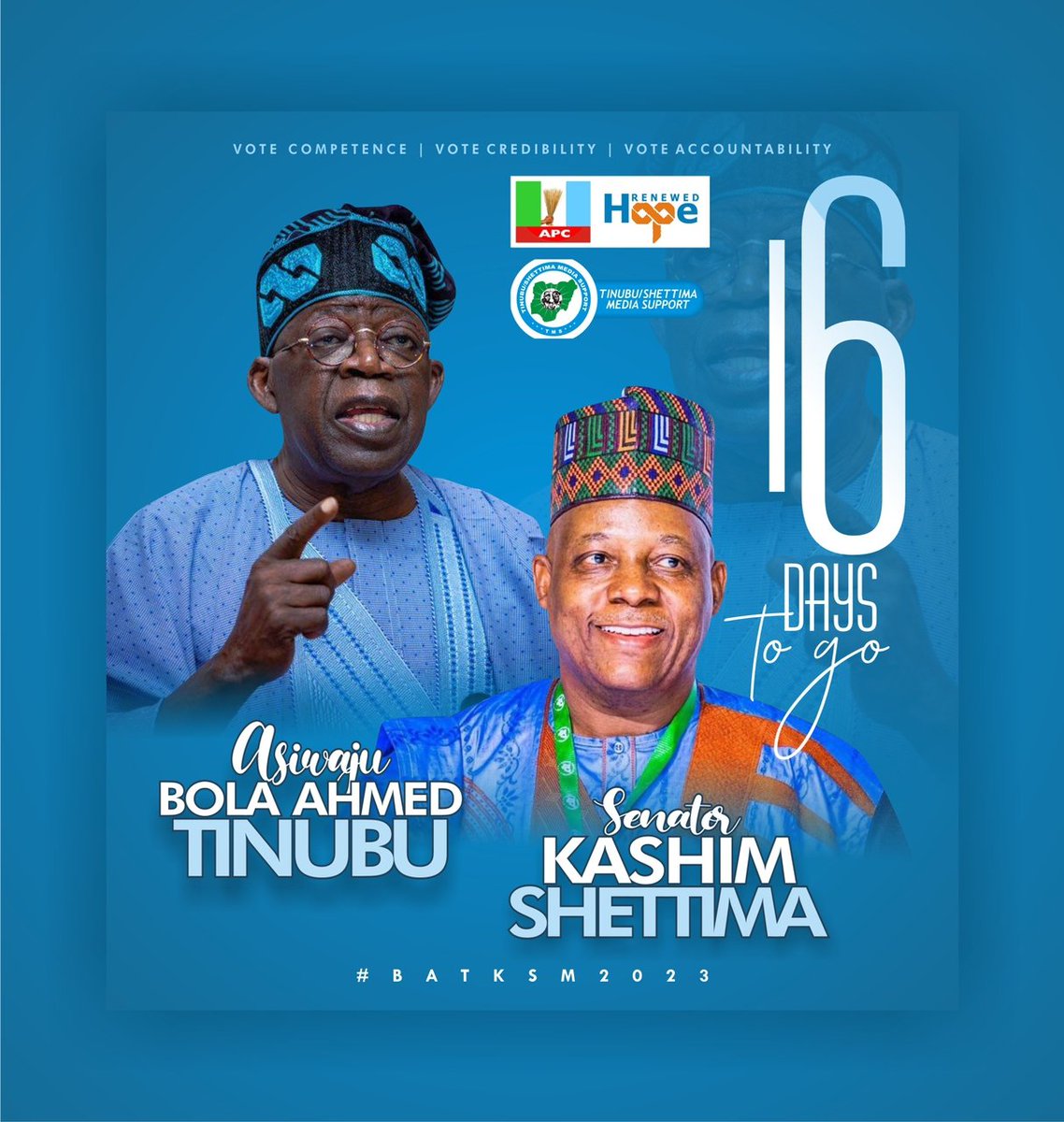 #EmiLoorekan! Biithnillah on Twitter: "16 Days to Presidential Election Day 135 of Campaign ...