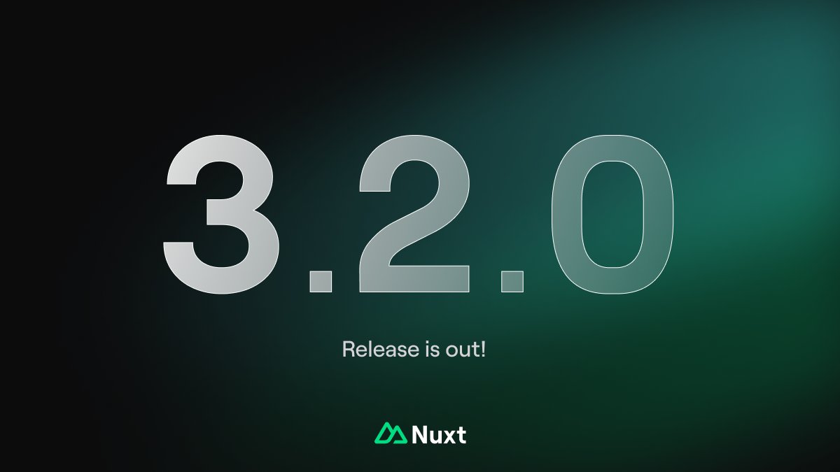 Nuxt On Twitter Nuxt V3 2 0 Is Out ⚡️ Nuxt Devtools 🪄 Types Improvements For Usefetch And