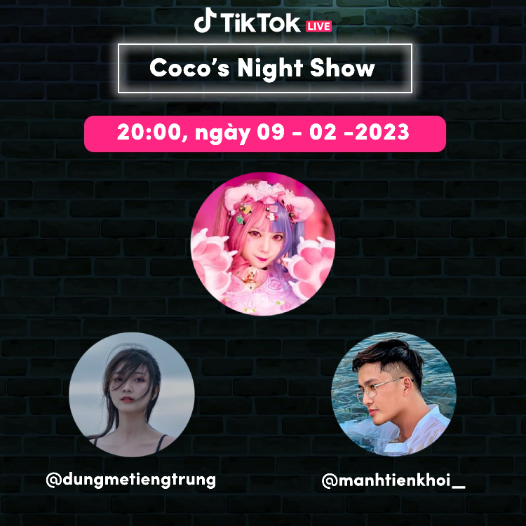 👒トット🍊 on Twitter: "RT @tiktok_vnm: Cùng đón xem buổi LIVE Coco's Night Show @natuecoco với sự ...