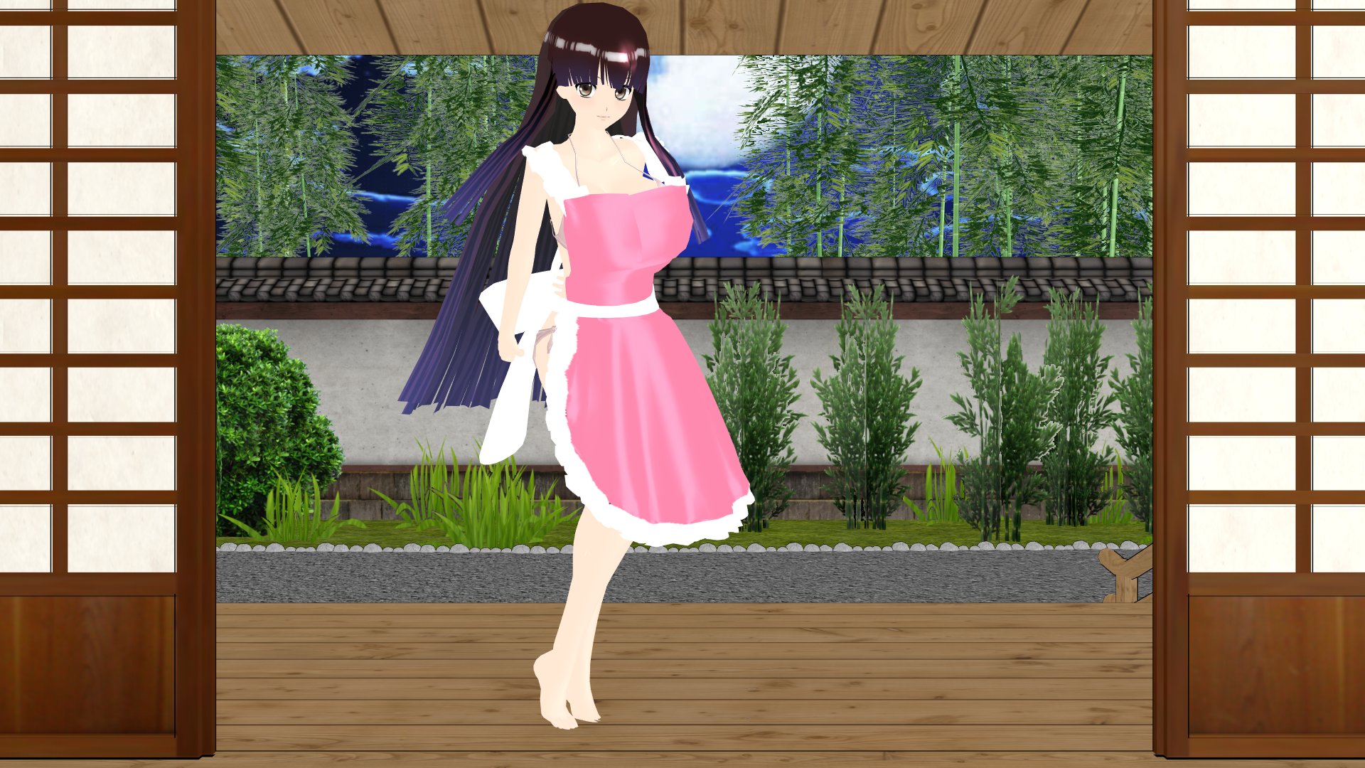 なし on Twitter: "お題 ぐーやビキニエプロン改造完了 #東方MMD #蓬莱山輝夜 #深夜の真剣MMD60分一本勝負 https://t.co/updNGhELa0" / Twitter