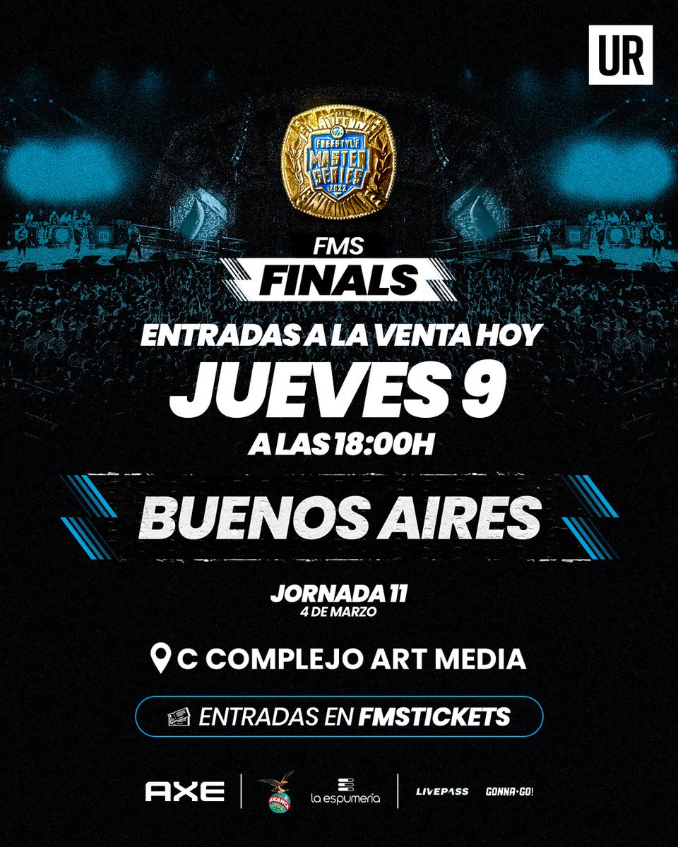 FMS Argentina 🇦🇷 on Twitter: "¡BUENOS AIRES, CAPITAL DE FINALES! 🏆 ¡Nos vemos el sábado 4 de ...
