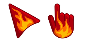 Custom Cursor on Twitter: "This color cursor is so hot! Can't you feel it? It can burn down this ...