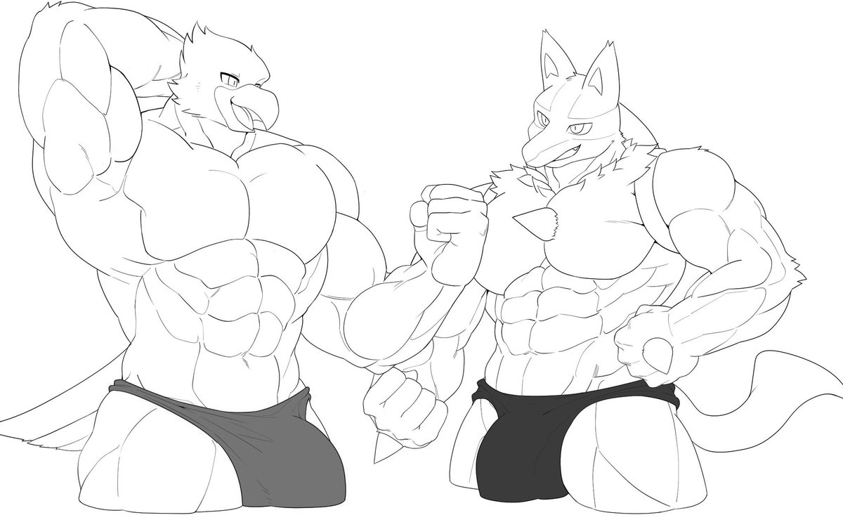 Togepi1125 on Twitter: "Commission WIPs drawn by Mayar."