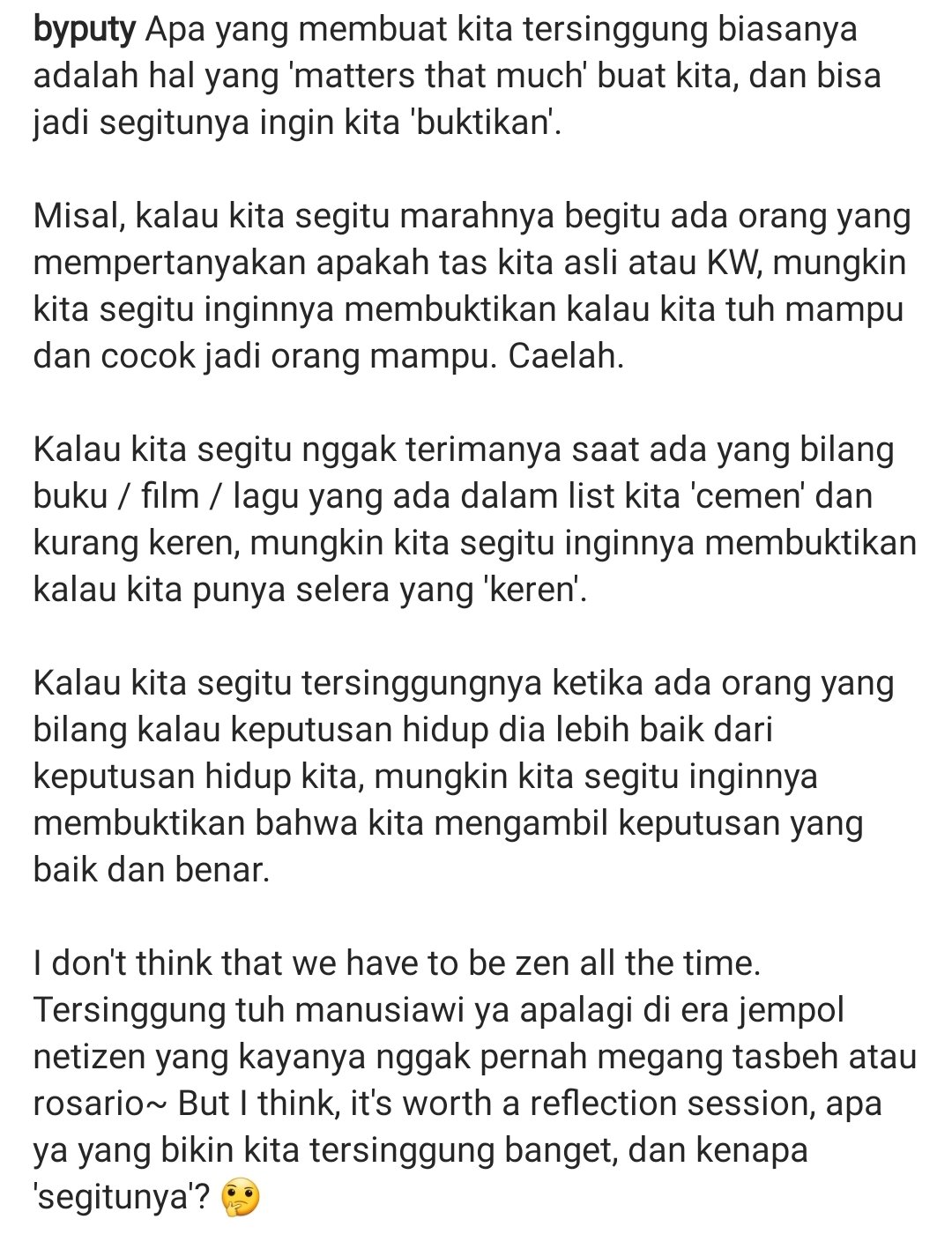 puty on Twitter: "Sharing it here (as a screenshot karena bukan Twitter blue 😛) https://t.co ...