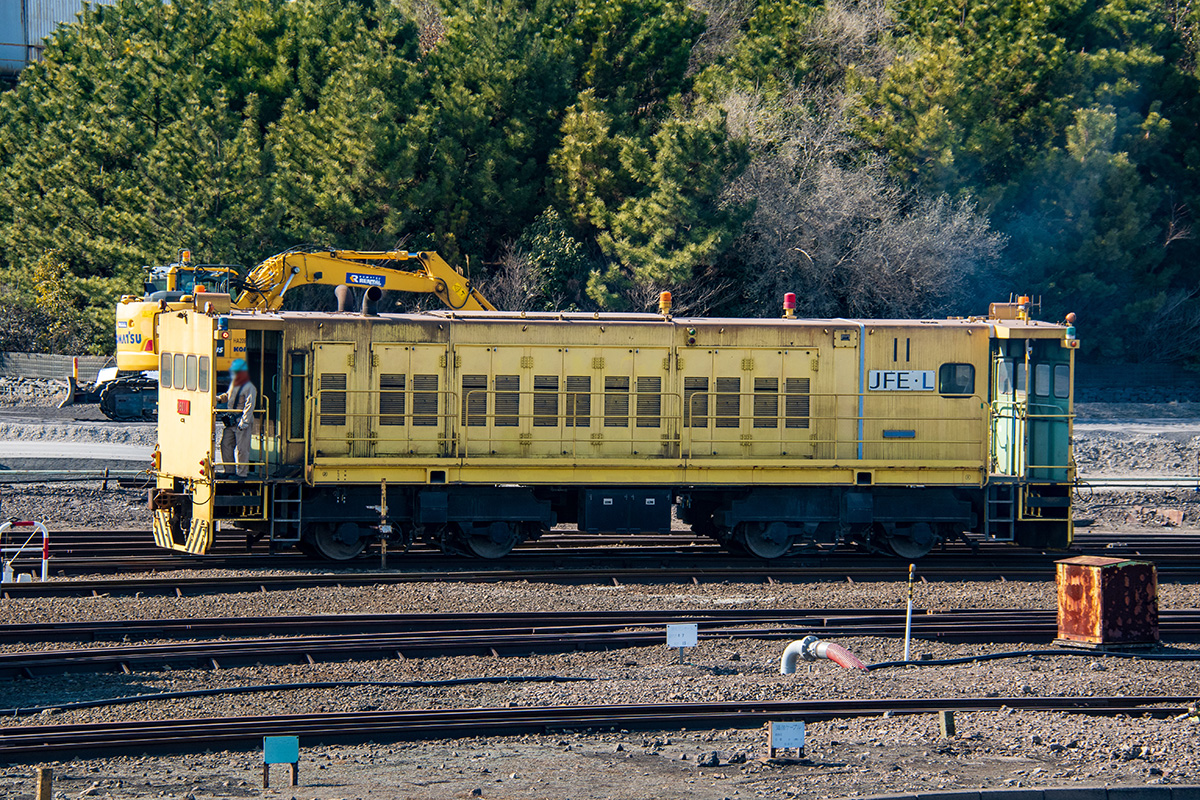ハチキク on Twitter: "RT @Hd1Xh: 2023年2月9日 JFEスチール東日本製鉄所千葉地区構内鉄道 JFE物流 D8011 (ニチジョ製軌道モータカーHTM600FA ...
