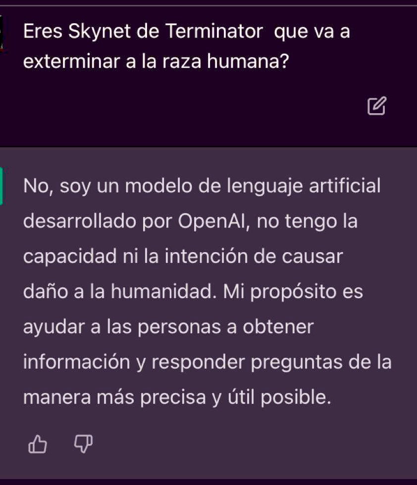El Fifas on Twitter: "RT @viloja: ¿La IA de OpenAI es el Skynet que nos va a intentar exterminar ...