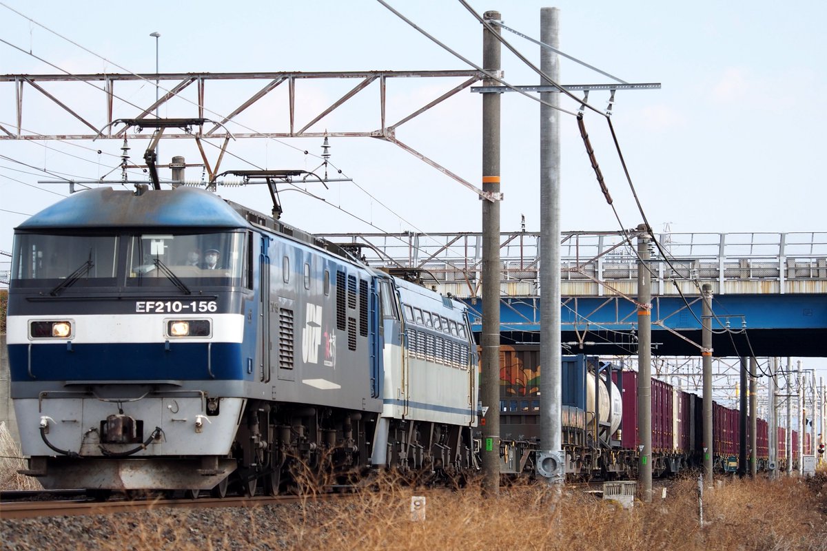 🍪かきてつ☕ on Twitter: "2/8 5085レ EF210-156 ムドEF66-125 穂積→大垣 JFEスチールUM27A-48007、JOTU 771165[5] 22T6 ...