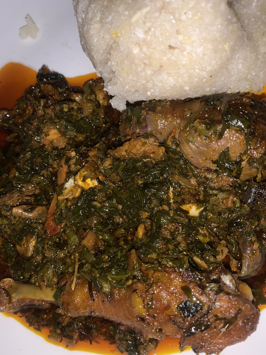 The Babe on Twitter: "Found a sweet bowl of Edikang ikong in my freezer. If this isn’t ...