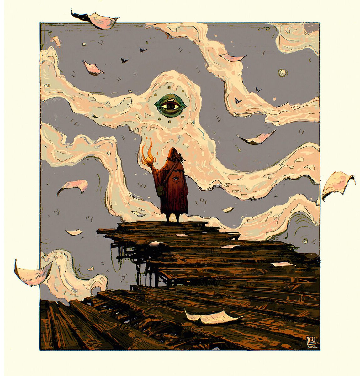 「The eye is always watching... "Black Ma」|DeviantArtのイラスト