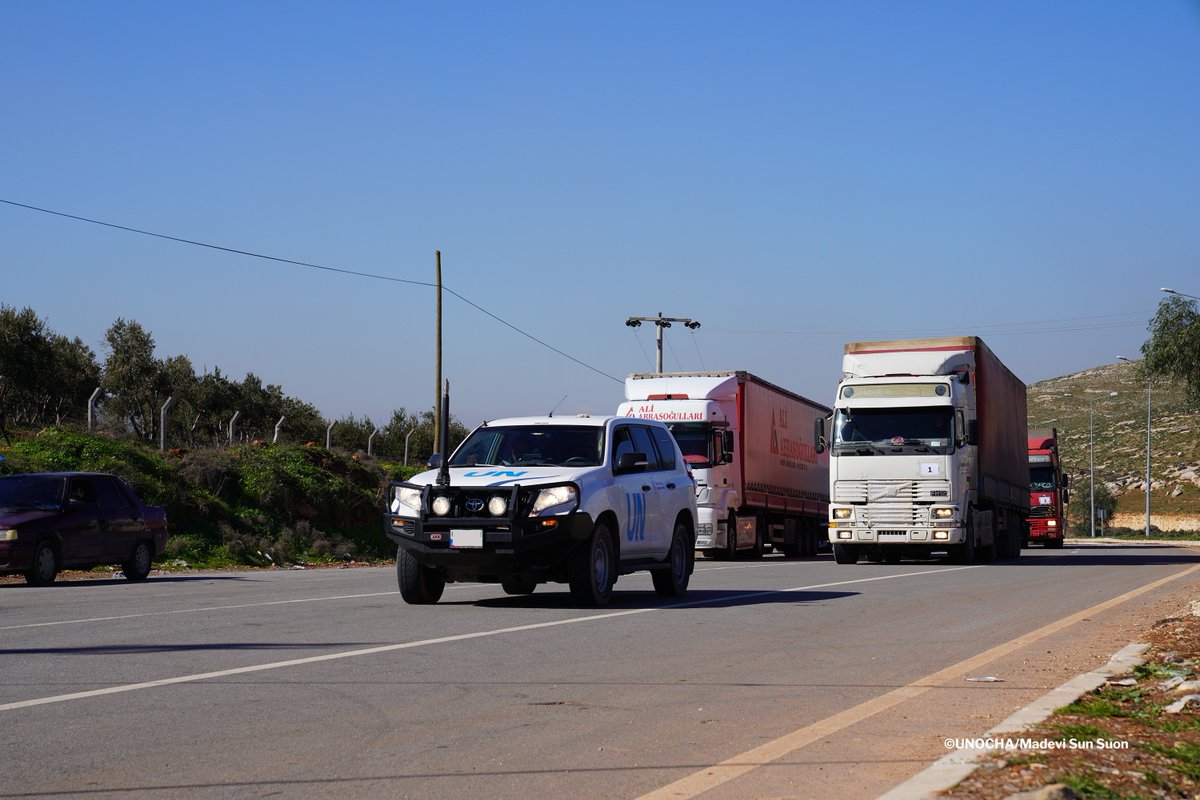 United Nations On Twitter The First Un Cross Border Aid Convoy