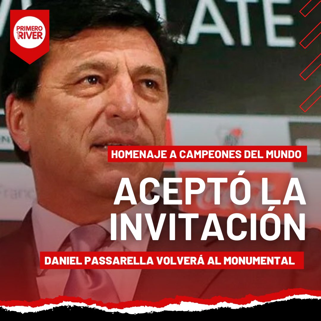 Primero River On Twitter Va Al Monumental Daniel Passarella