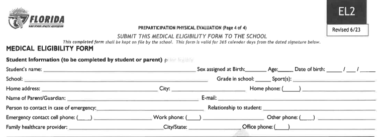 El2 Form 2023 - Printable Forms Free Online