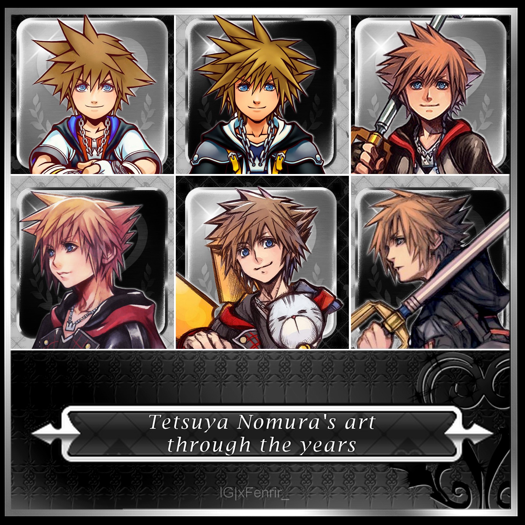 Sora Art Kingdom Hearts 3 New Info: Story Detailed On The Back Of Sora