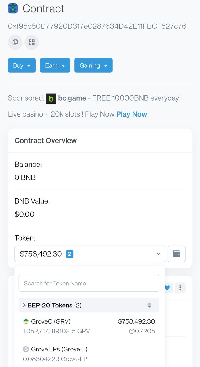 SafemoonStella.grv 🌳🥷 on Twitter: "#GroveCoin farming is now live, check out what's already in ...