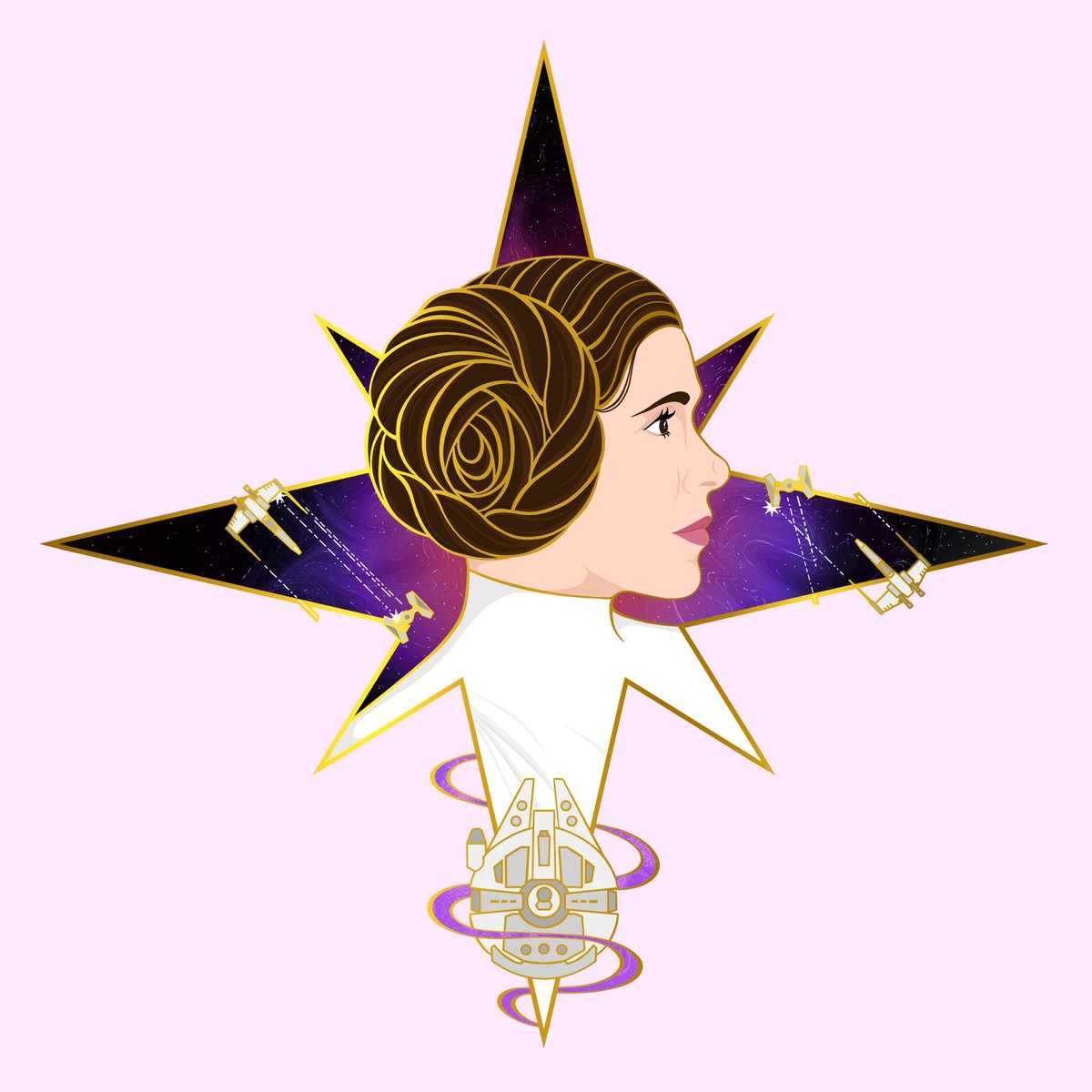 Kris On Twitter Rt Visitbiniland Presenting My Very First Star Wars Pin New Hope Leia Will