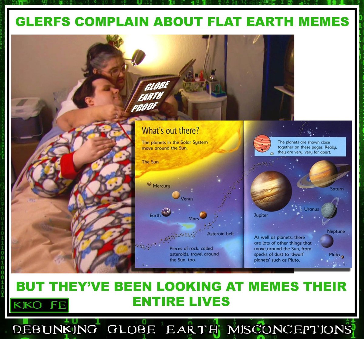 Bret FlatEarther BkOfRevlationWatchrAntiQTruthr on Twitter: "🧵🟩Kiko Flat Earth Memes🟩🤩"