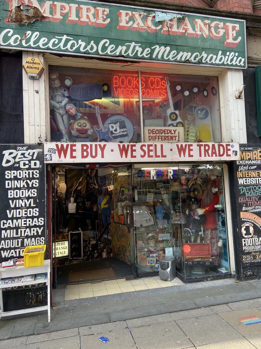Man Utd Collectors on Twitter: "Empire Exchange Memorabilia Shop Manchester today."