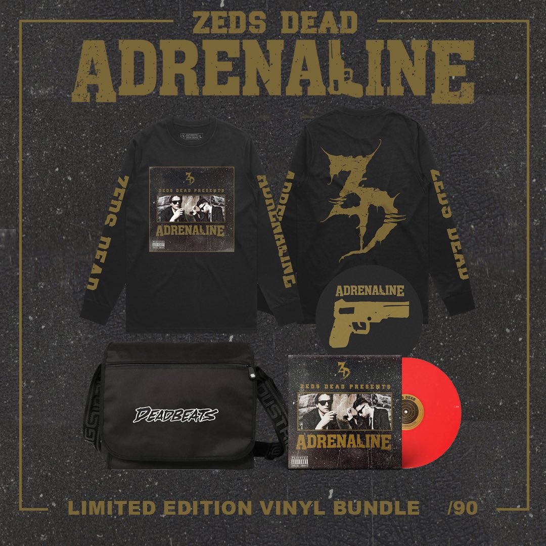 Zeds Dead on Twitter: "To celebrate the release of Adrenaline on vinyl ...