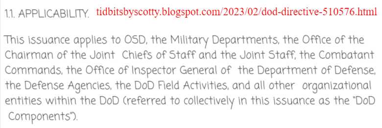 systembuster on Twitter: "DoDD 5105.76, August 30, 2022 Change 1, February 3, 2023 SECTION 1 ...