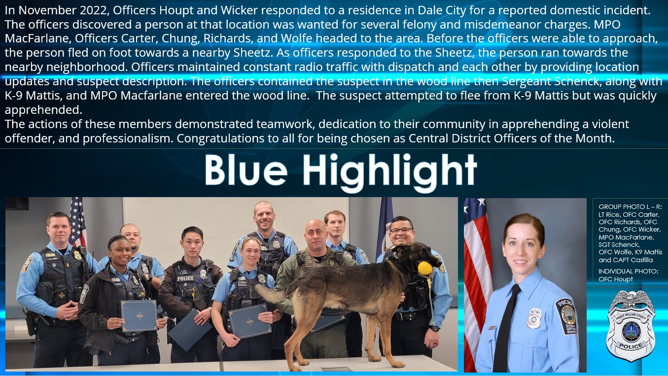 Prince William County Police Department On Twitter The Actions Of