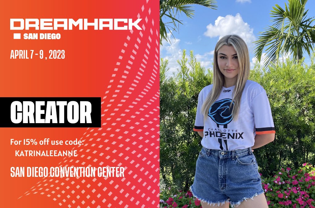 CLT Kat ☻ on Twitter: "So excited to attend my first ever @DreamHack as a Creator !!! I can’t ...