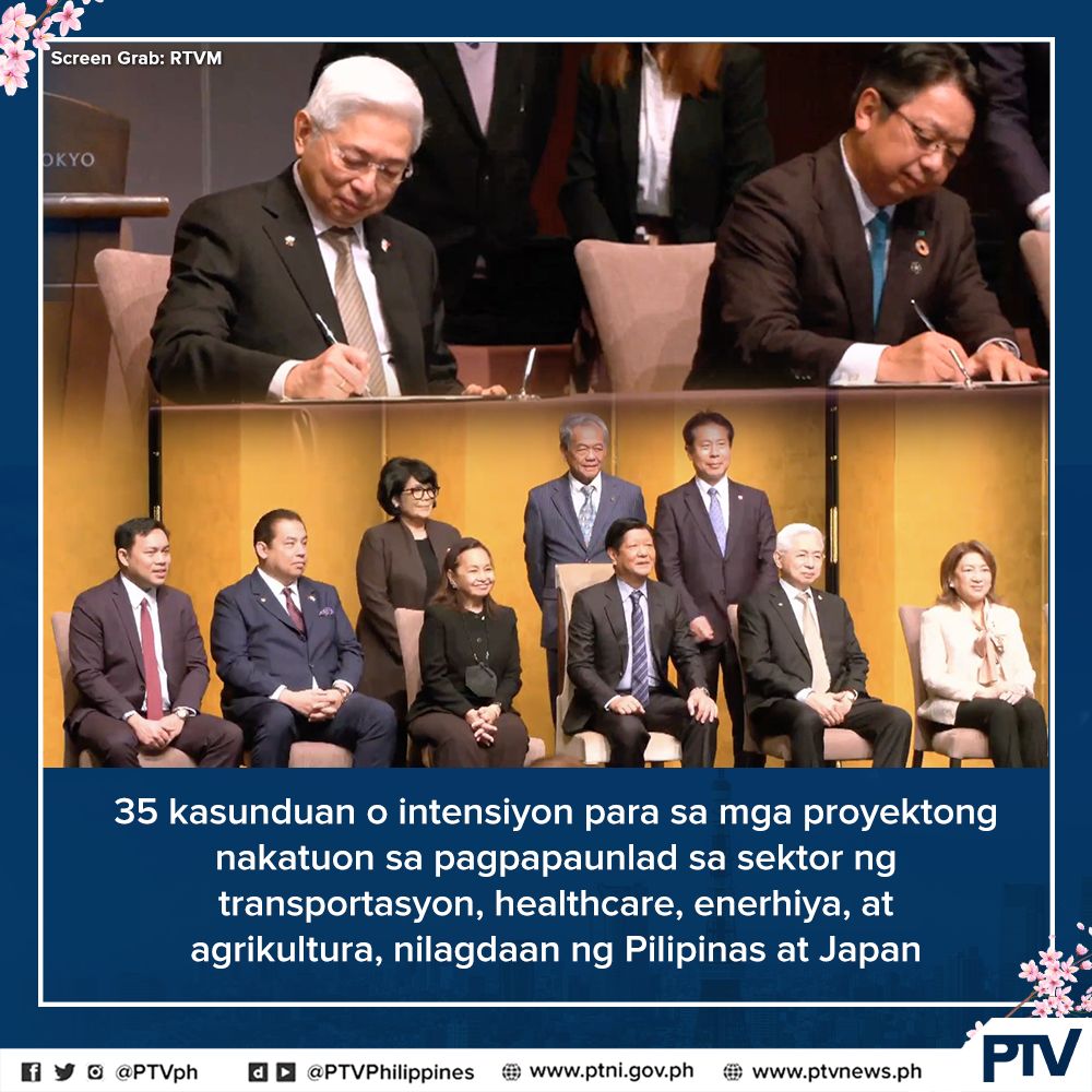 PTVph on Twitter: "NEWS UPDATE: Sinaksihan ni Pangulong Ferdinand R. Marcos Jr. ang paglagda sa ...