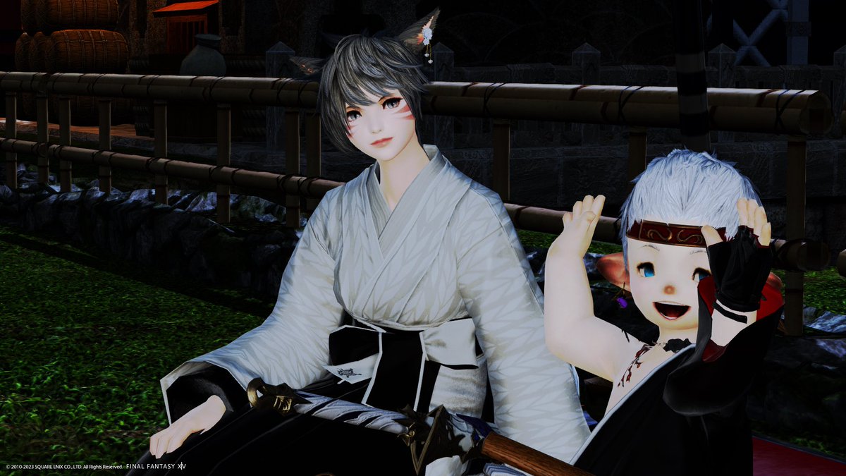 .dot on Twitter: "#FF14 ユの字さんも合流してのウェルカムツアー！トモさんも今度おいでねー👍"