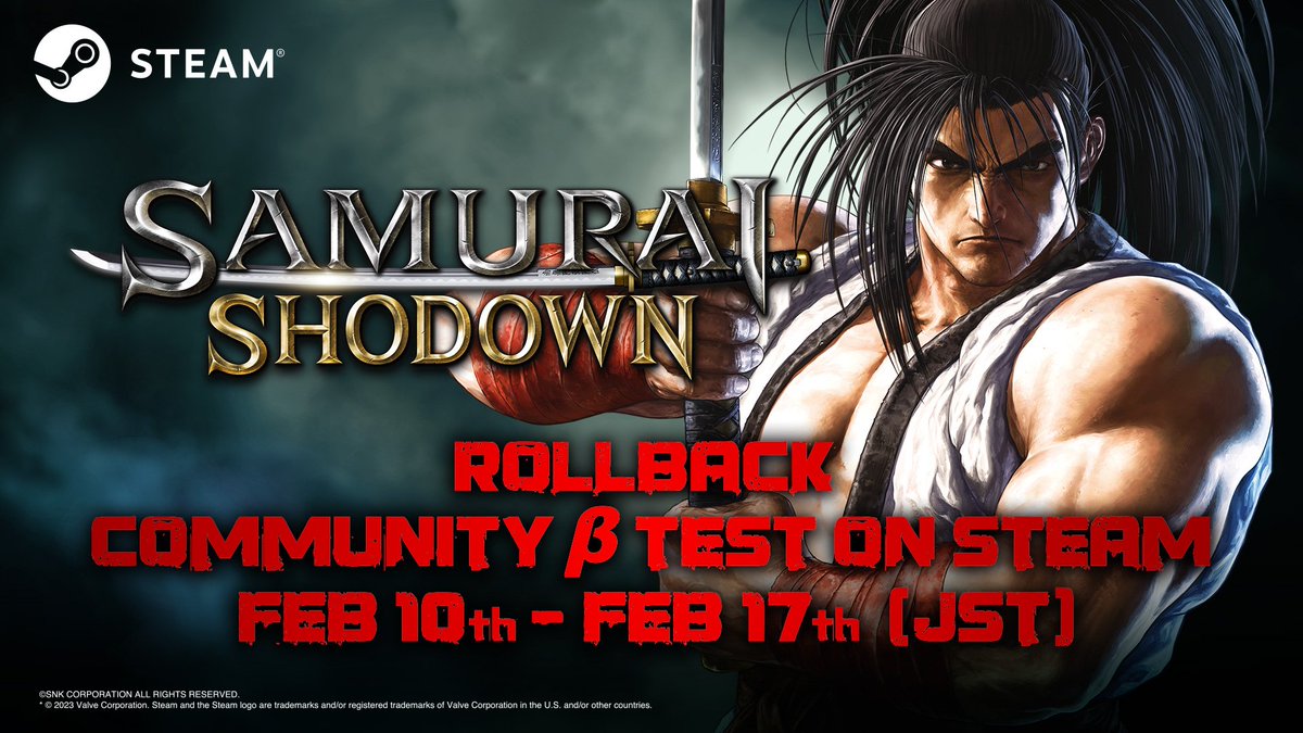 Daily SNK Music on Twitter: "RT @SNKPofficial: 【SAMURAI SHODOWN】 The Rollback Community Beta ...