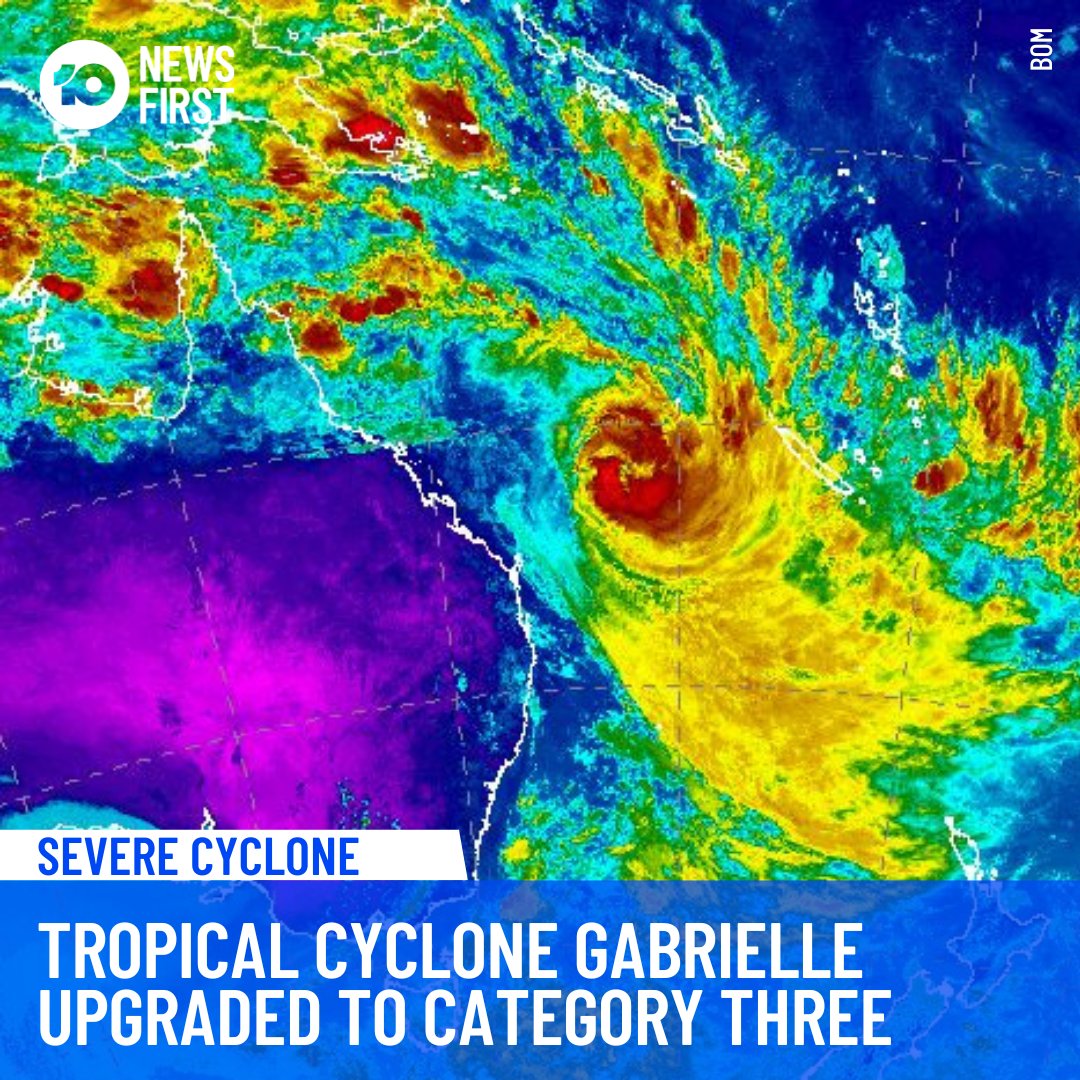 Queenslanders are bracing for Tropical Cyclone Gabrielle as the ...