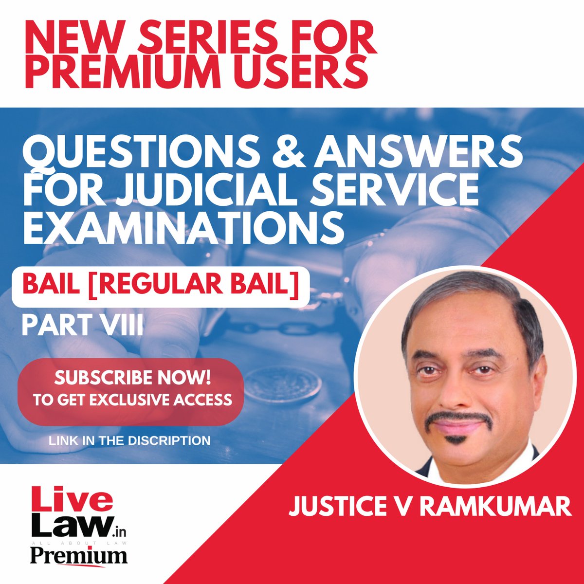Live Law on Twitter: "Get Access To Questions & Answers By Justice V. Ramkumar-Regular Bail-PART ...