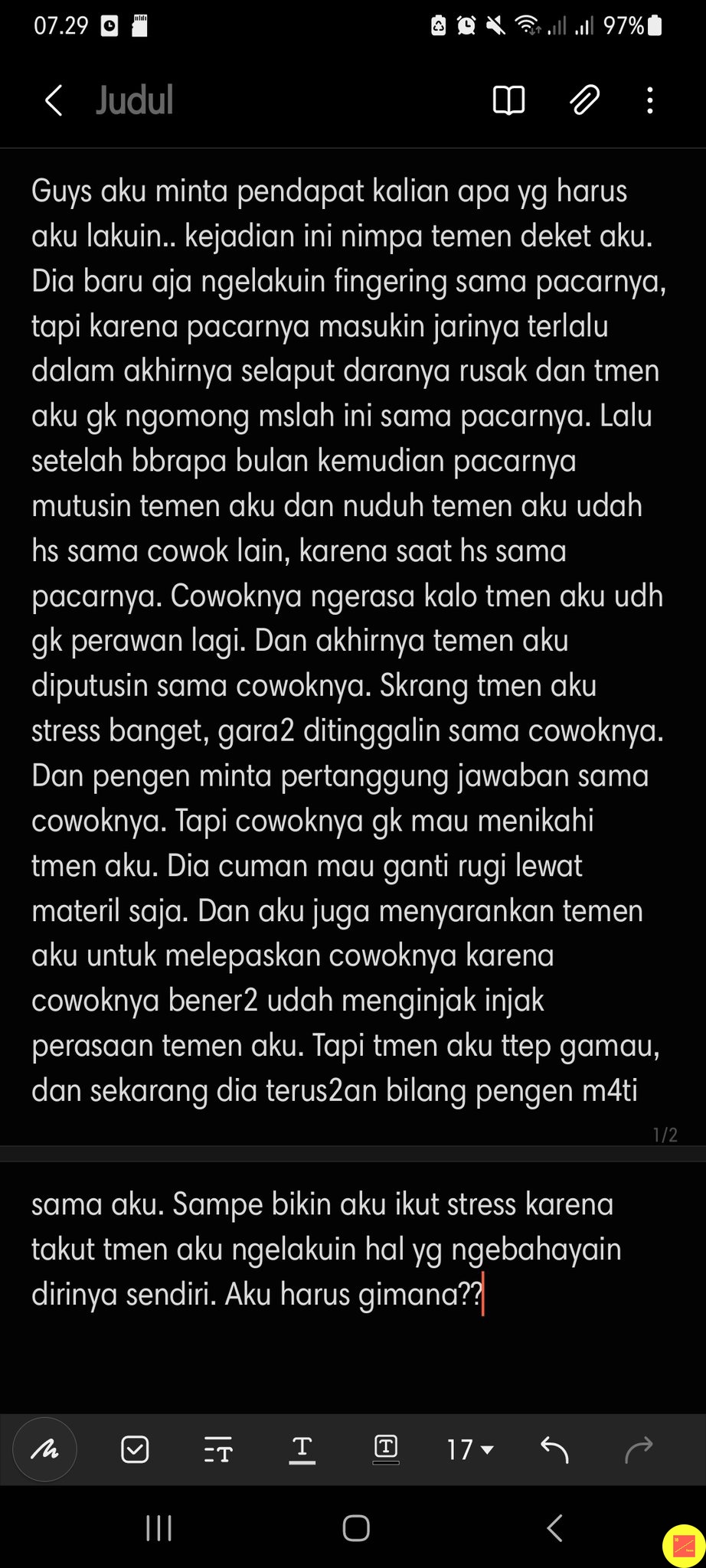 CEK RULES on Twitter: "18! t i t i p a n buseh gw bacanya jg ampe geleng² https://t.co ...