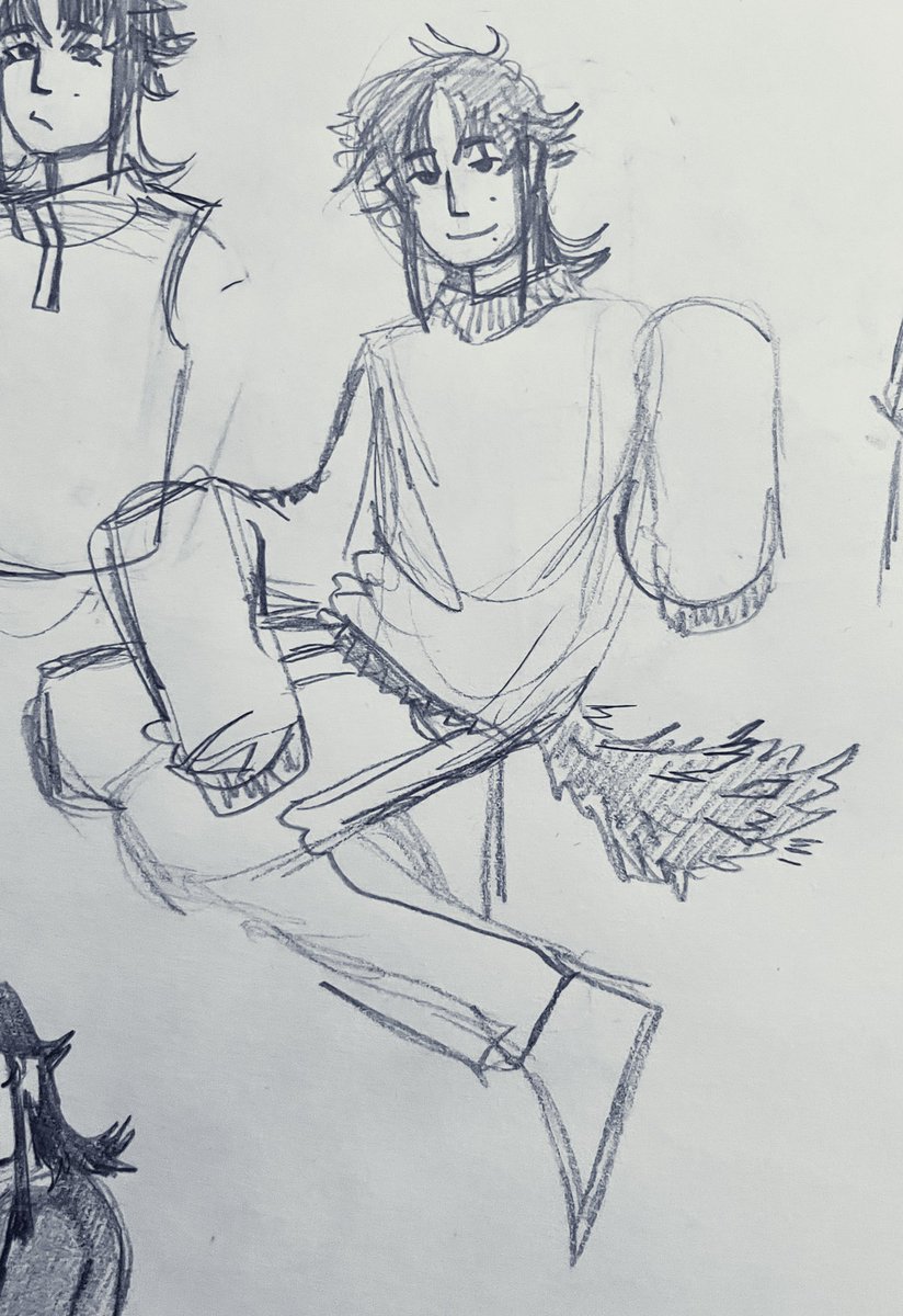 ダンデ「doodles of my dnd character Pathos from 」|???の漫画