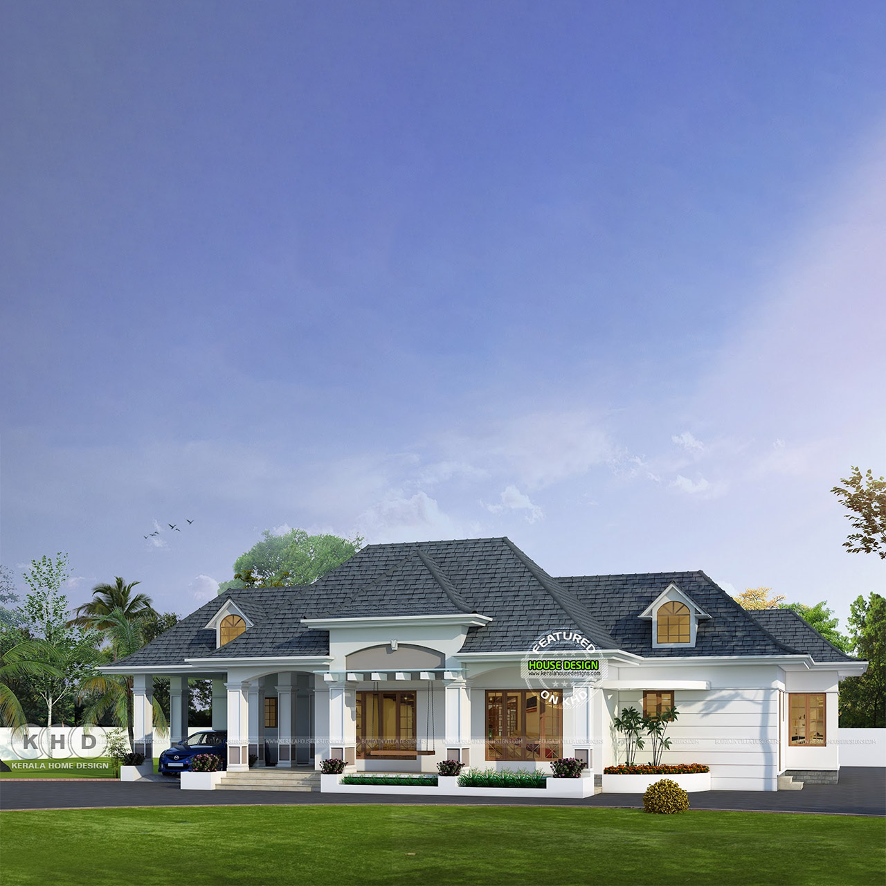 Kerala Designs Bungalows Home