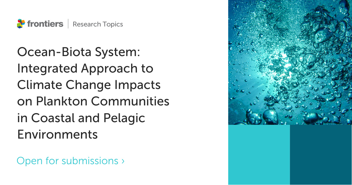 Frontiers in Marine Science on Twitter: "Our Research Topic: Ocean ...