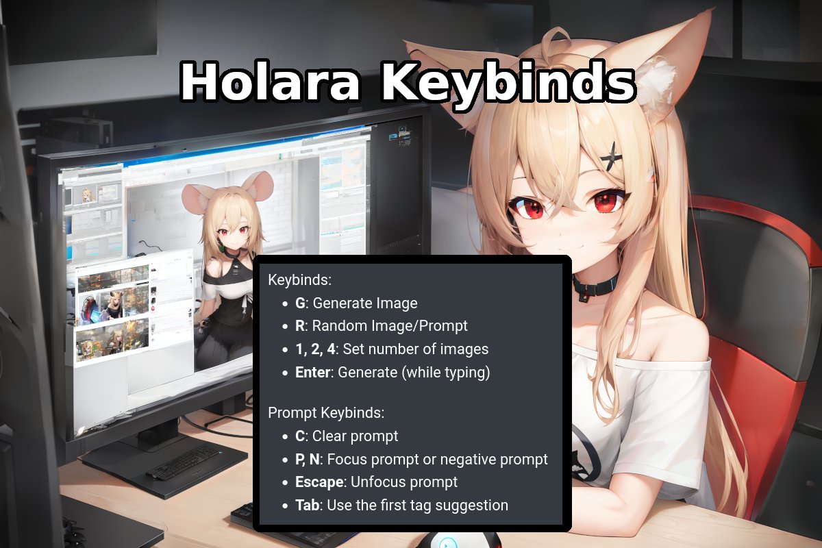 Holara on Twitter: "Did you know that Holara has keybinds for the most common settings changes ...