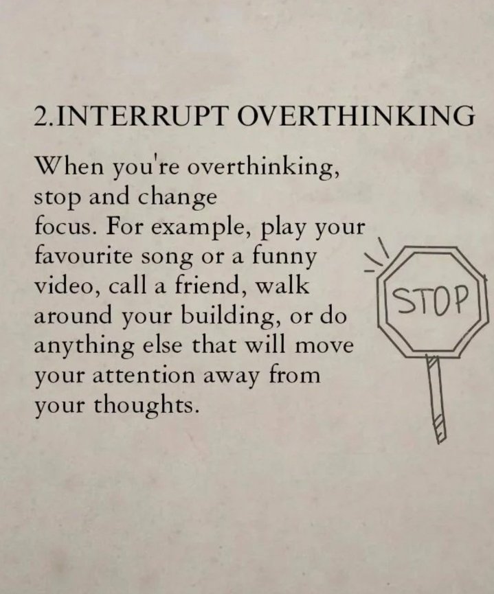 7 Steps To Avoid Overthinking: - Thread from Psyche Wizard ...