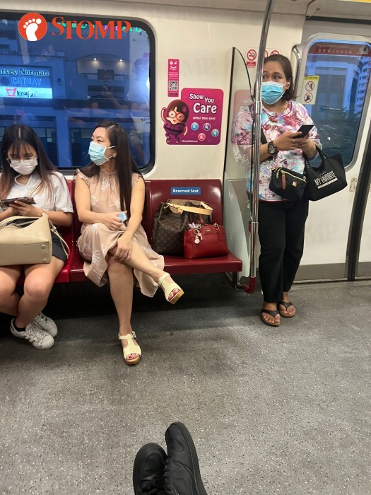 Stomp Singapore on Twitter: "A Stomper said: "Selfish lady putting her luxury bags on the ...