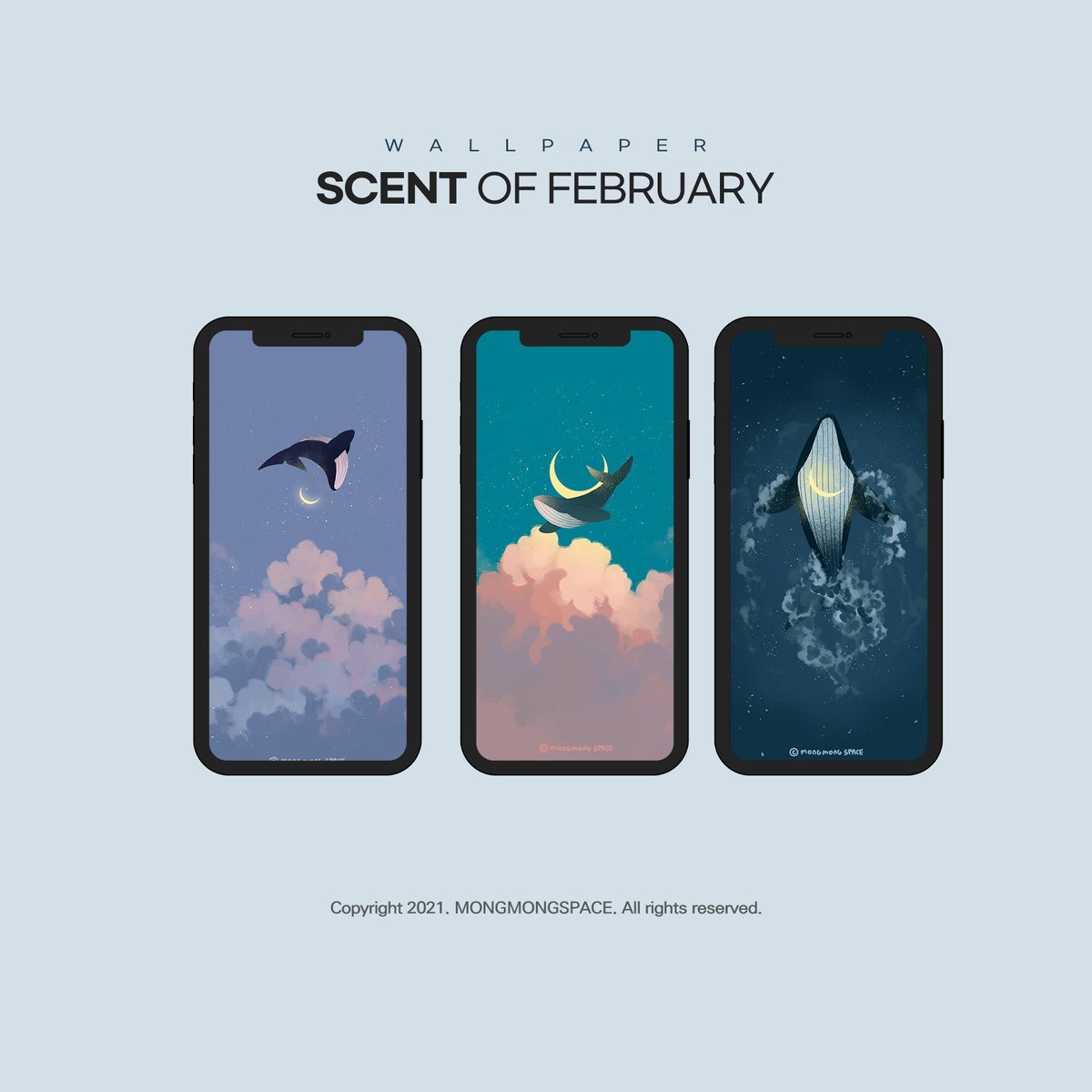 바할¹⁰²⁷ on Twitter: "RT @mongmong_space: *｡☁️몽몽스베쮸 2월 배경화면 공유☁️ *｡ 몽몽스베쮸 고래테마 배경화면 공유합니다:) 마음에 ...