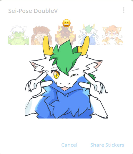 Kare on Twitter: "Add sticker here https://t.me/addstickers/SeiPoseVV…"