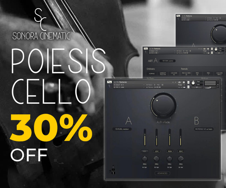 SONICWIRE 公式 on Twitter: "美しくも醜いサウンドスケープを紡ぐ テクスチャに特化したチェロ音源『POIESIS CELLO』30%OFF！ チェロを緻密かつ深く探求し ...