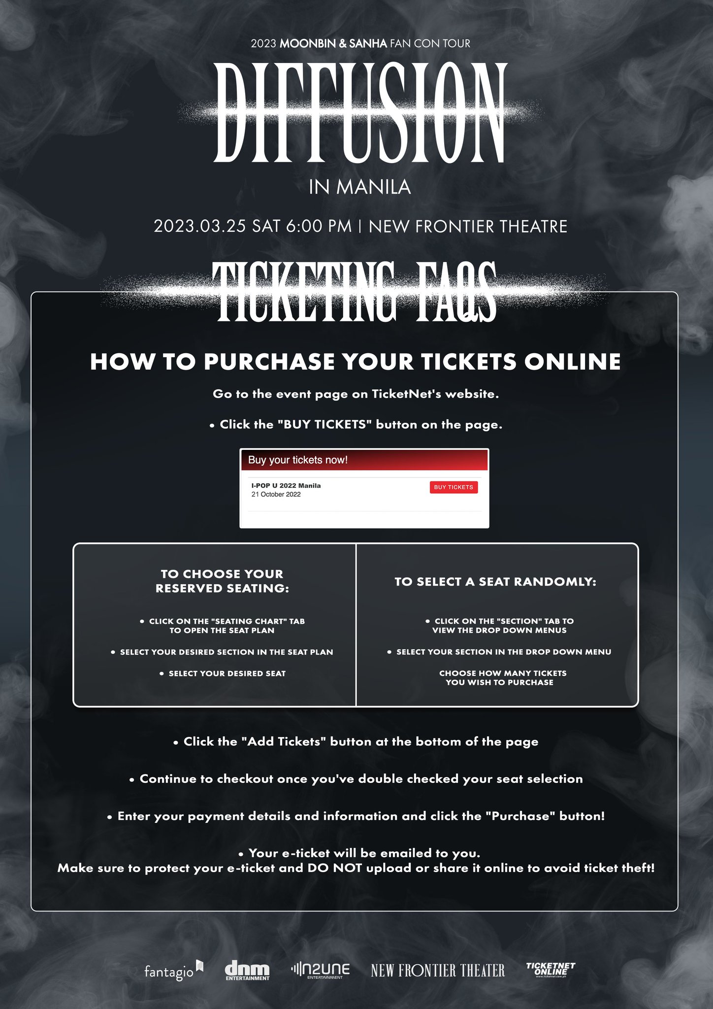DNM Entertainment on Twitter: "💜 How to purchase your tickets online! 💜 #DIFFUSIONinMNL #문빈_산하 ...