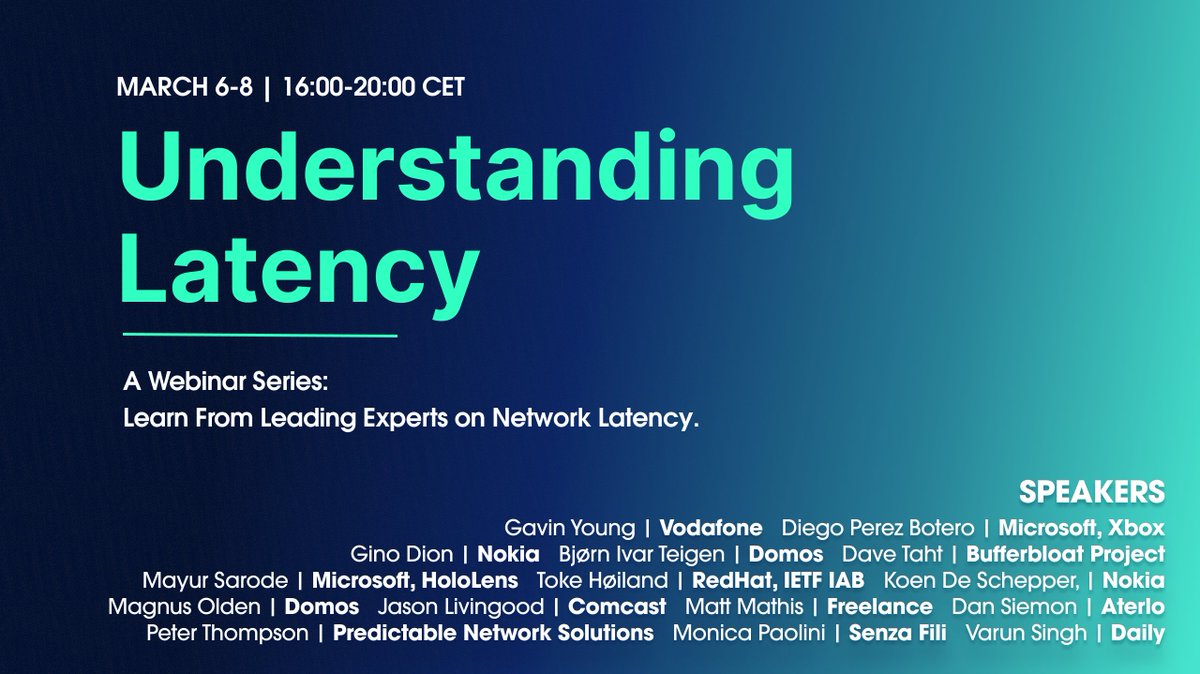 Domos on Twitter: "Want to level up your latency knowledge? The Understanding Latency webinar ...