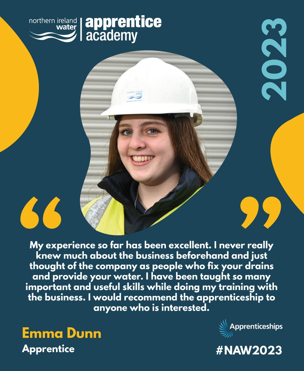 Water UK on Twitter: "RT @niwnews: Invest in your future with the NI Water's Apprentice Academy ...