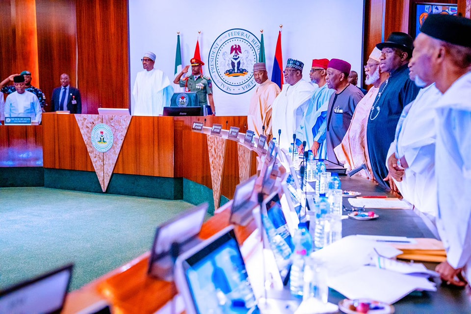 NigeriaInfoPH on Twitter: "PHOTO STORY: President Muhammadu Buhari presides over the Council of ...
