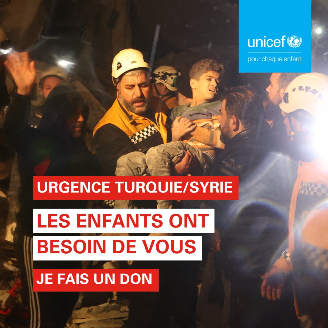 Unicef France Médias On Twitter Rt Sopranopsy4 🔴 Séismes En
