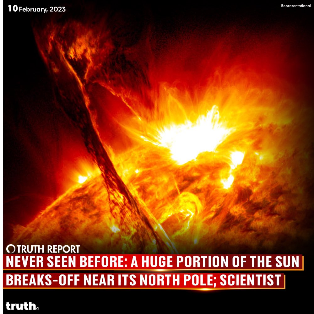 Sun Tornado Captured By Nasa