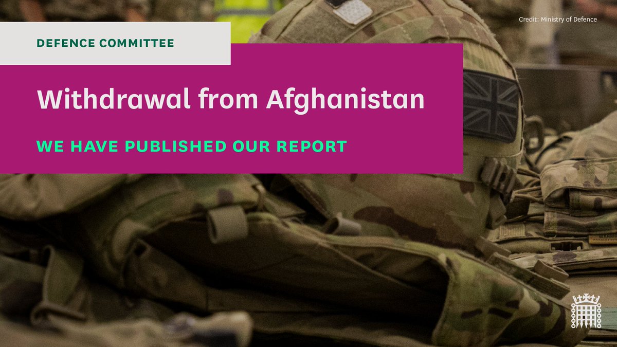 Defence Committee On Twitter Earlier Today We Published Our Report