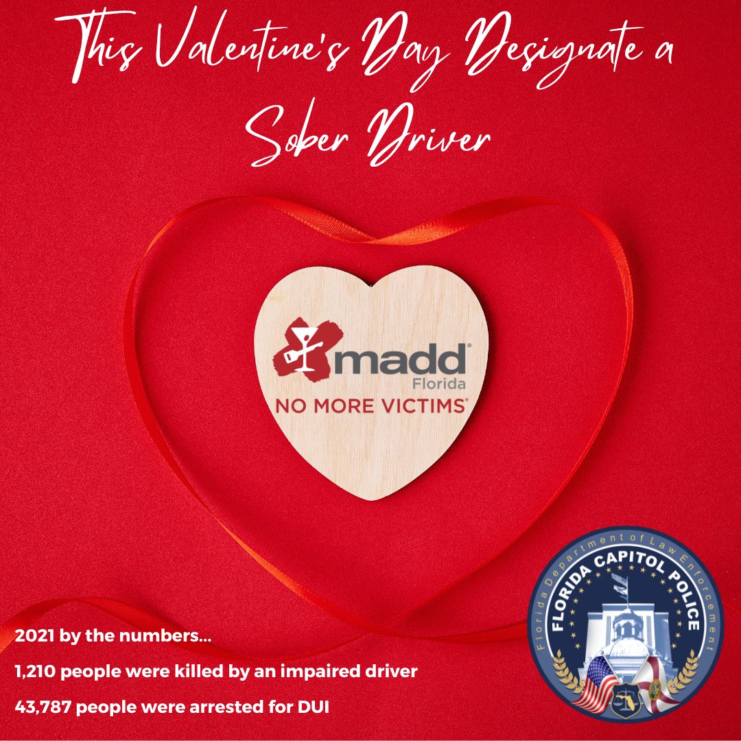 FDLE on Twitter: "We join with MADD in encouraging everyone to have a designated driver for your ...