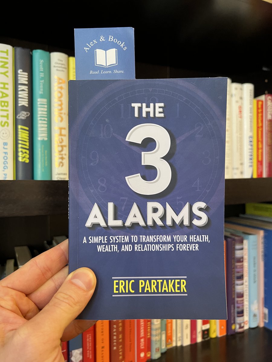 10 Key lessons from "The 3 Alarms" by @Eric_Partaker: - Thread from ...